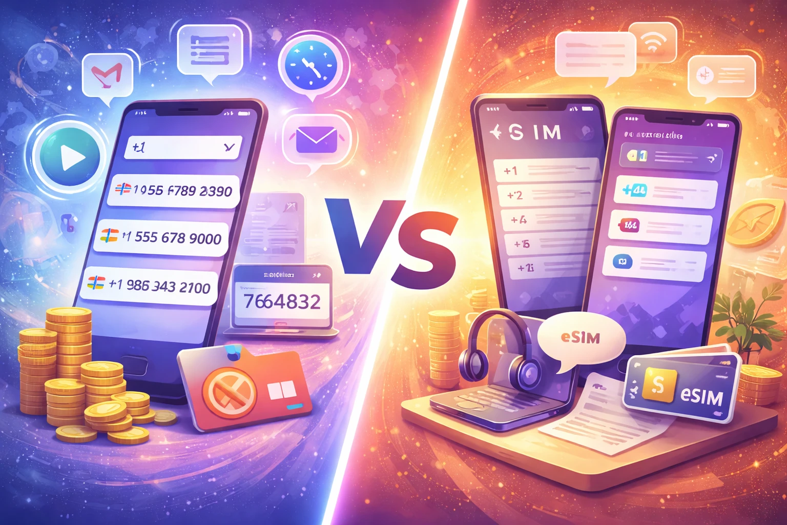 Temp Phone Number vs Virtual SIM Number: Key Differences Explained
