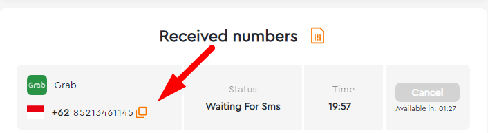 Get Your New Grab Account with a Virtual Number